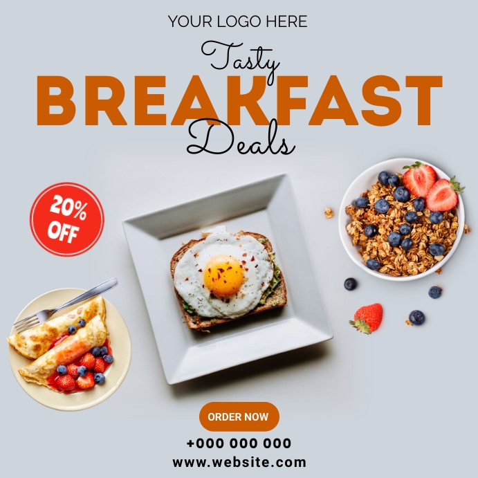 Breakfast Menu Template | PosterMyWall