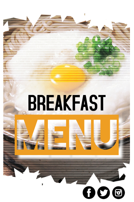 Breakfast Menu Template | PosterMyWall