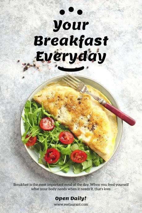 Breakfast Menu Flyer Template | PosterMyWall