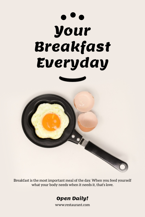 Breakfast Menu Flyer Template | PosterMyWall