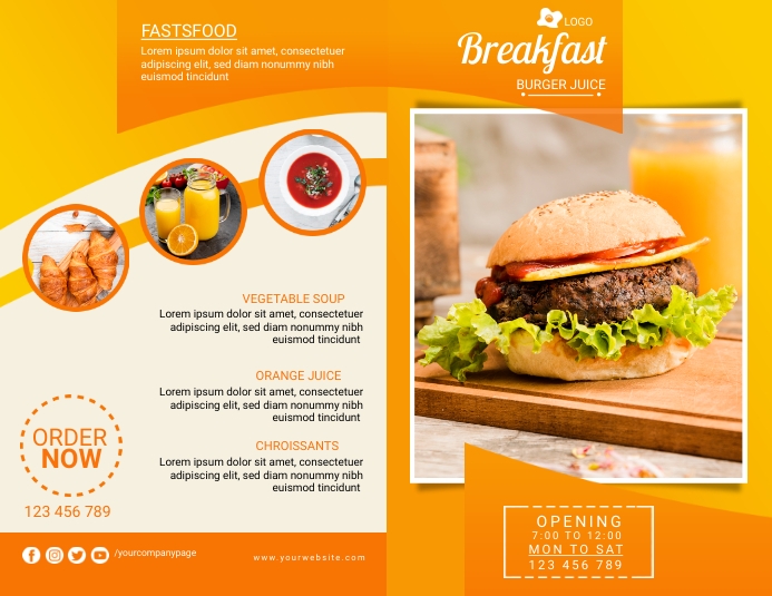 Breakfast Menu Template | PosterMyWall