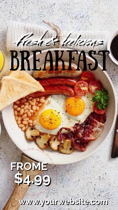 breakfast offer ad Template | PosterMyWall