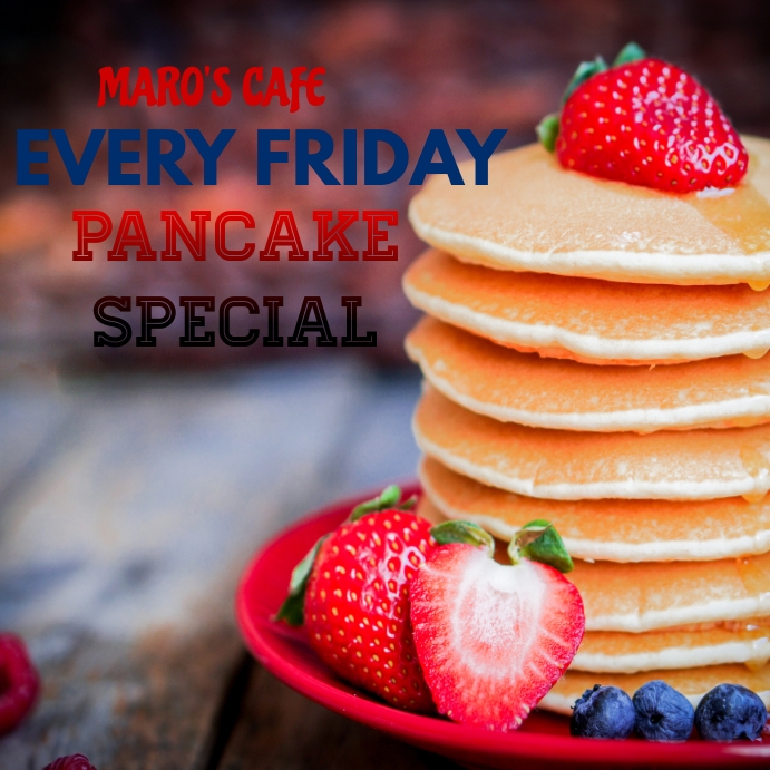 Plantilla de Desayuno Panqueque Publicación de Instagram | PosterMyWall