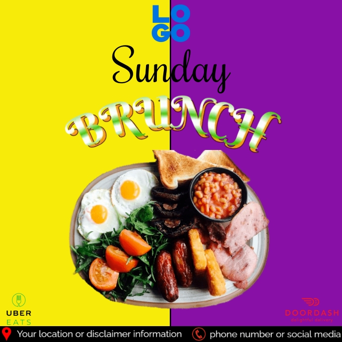 Breakfast poster Template | PosterMyWall