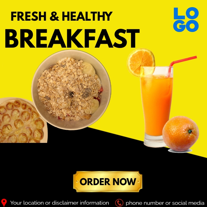 Copy of Breakfast poster | PosterMyWall