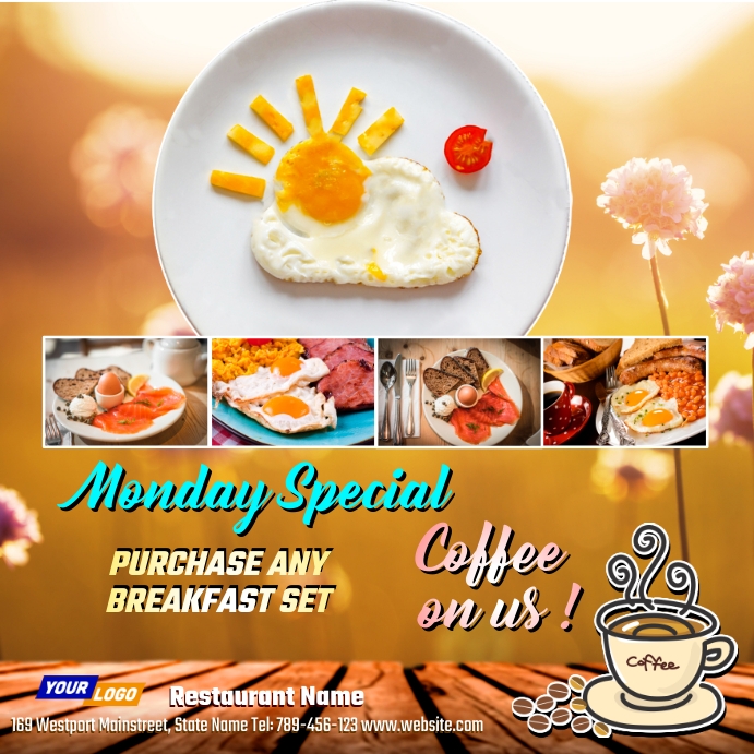 Breakfast promotion flyer (2) Template | PosterMyWall