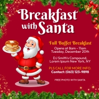 Breakfast with Santa Template | PosterMyWall
