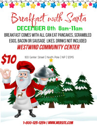 Breakfast with Santa Template | PosterMyWall