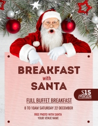 Breakfast with Santa Flyer Template | PosterMyWall