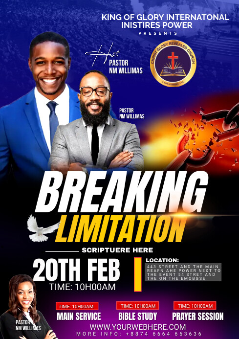 Breaking Limitations Templat | PosterMyWall