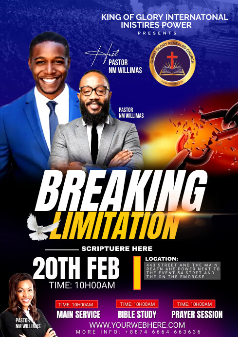 Breaking Limitations Templat | PosterMyWall