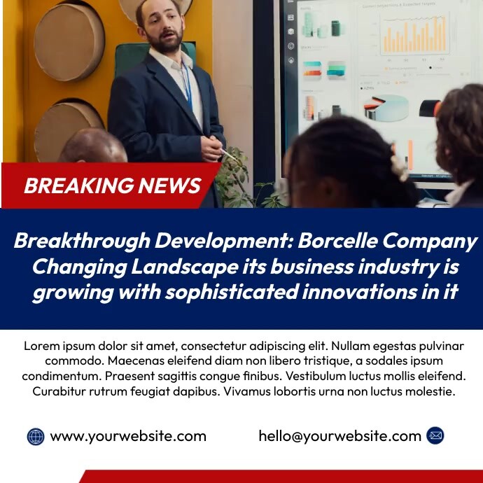 Breaking News Template | PosterMyWall