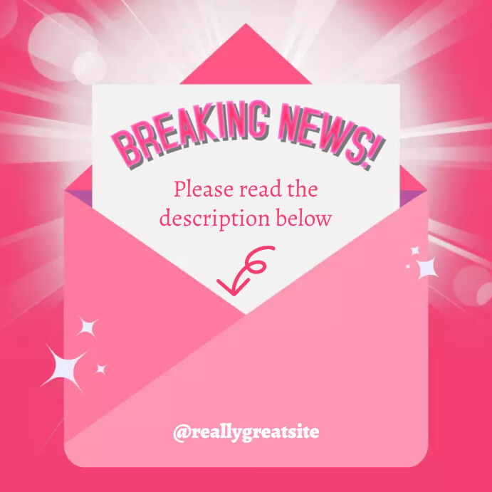 Breaking News Template | PosterMyWall