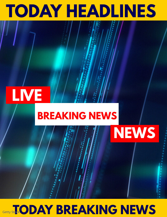 breaking news live Template | PosterMyWall