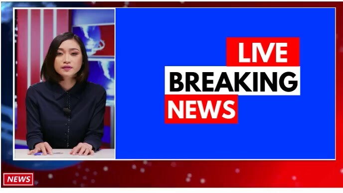 Breaking news live Template | PosterMyWall