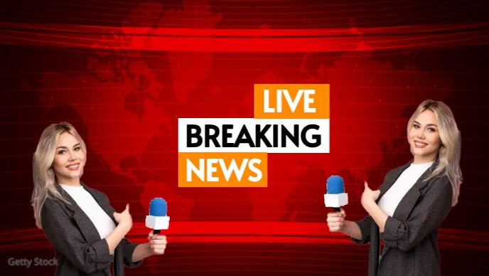 breaking news live stream streaming online, b Template | PosterMyWall