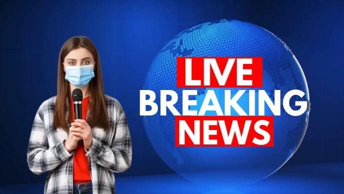 Plantilla de Breaking News Live Youtube Thumbnail,reaking | PosterMyWall