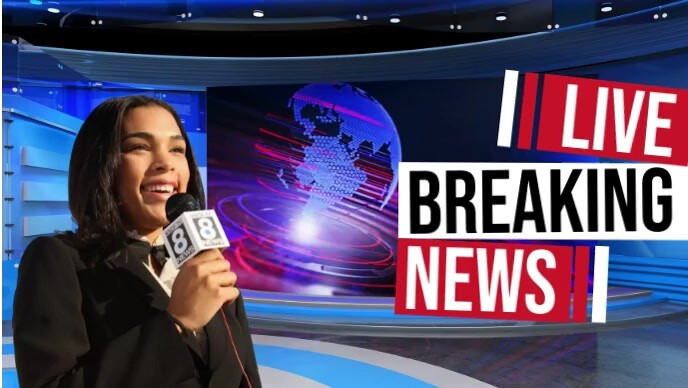Breaking News Live Youtube Thumbnail,reaking Template | PosterMyWall