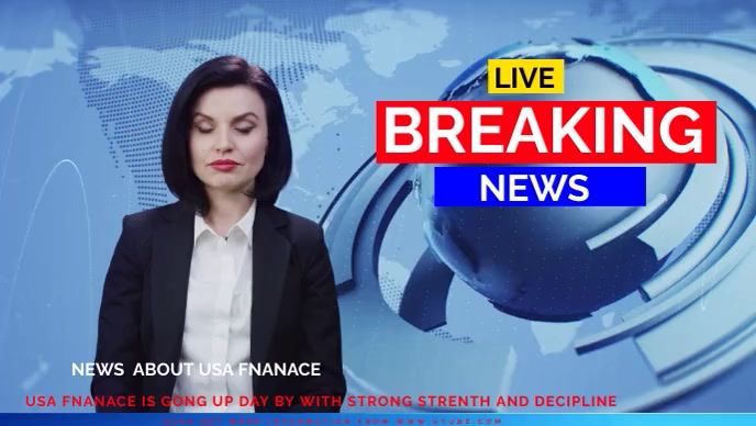 Breaking News Live Youtube Thumbnail,reaking Template | PosterMyWall