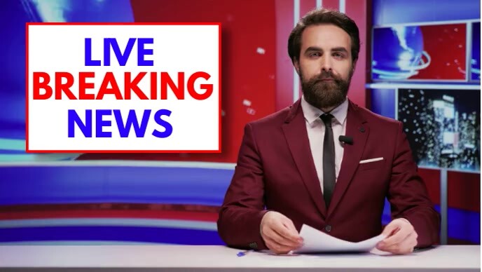 Breaking News Live Youtube Thumbnail,reaking Template | PosterMyWall