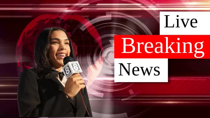 Breaking News Live Youtube Thumbnail,reaking Template | PosterMyWall