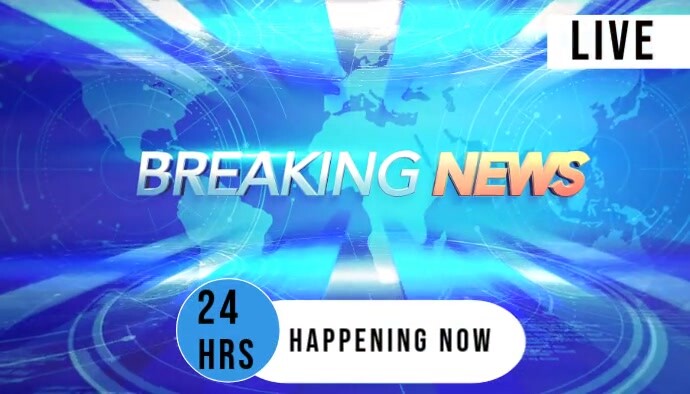 Breaking news poster ad design Template | PosterMyWall