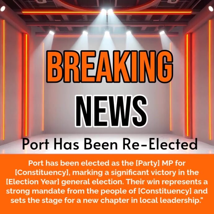 Breaking news template design | PosterMyWall