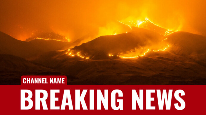 Breaking News Thumbnail Template | PosterMyWall