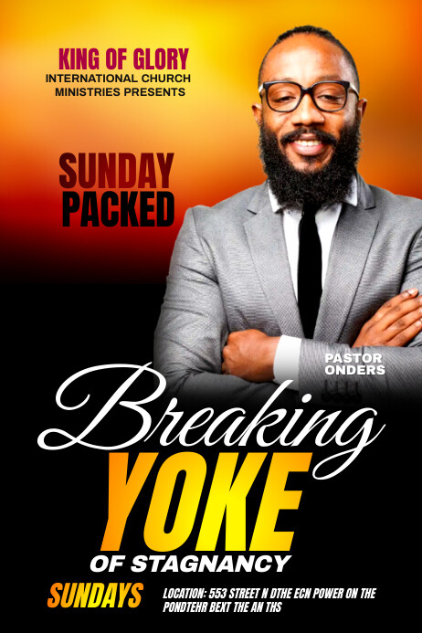 breaking yoke Template | PosterMyWall