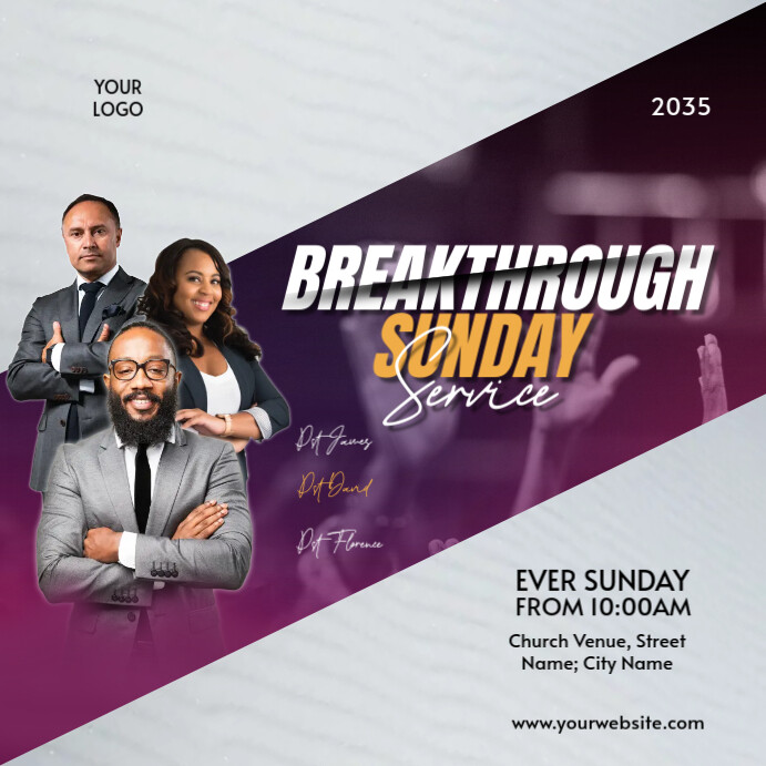 Copy of breakthrough church service | PosterMyWall