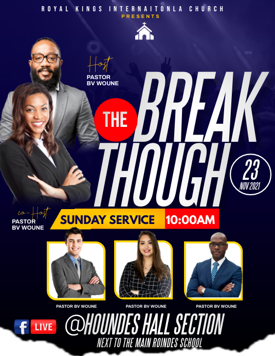 breakthrough Template | PosterMyWall