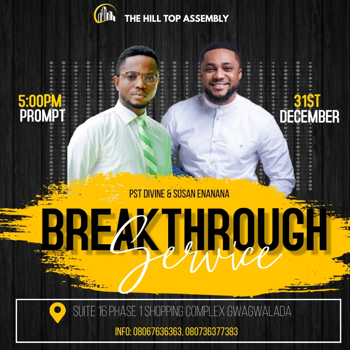 breakthrough Template | PosterMyWall