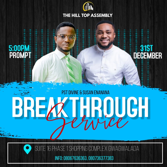 Copy of breakthrough | PosterMyWall