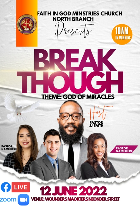 Copy of breakthrough | PosterMyWall