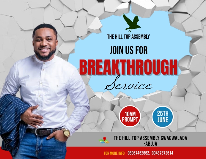 Breakthrough Template | PosterMyWall