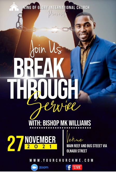 breakthrough flyer Template | PosterMyWall