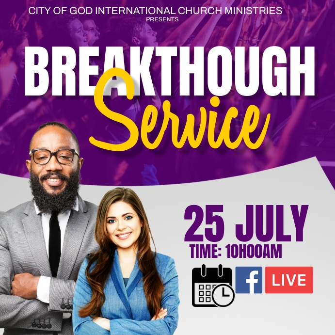 breakthrough flyer Template | PosterMyWall