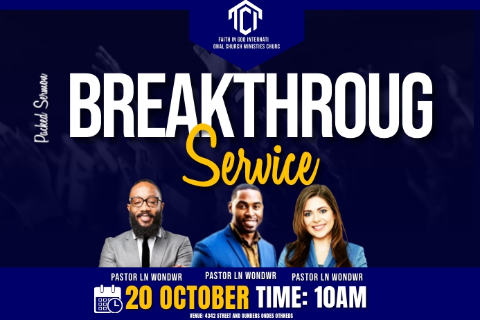 breakthrough flyer Template | PosterMyWall