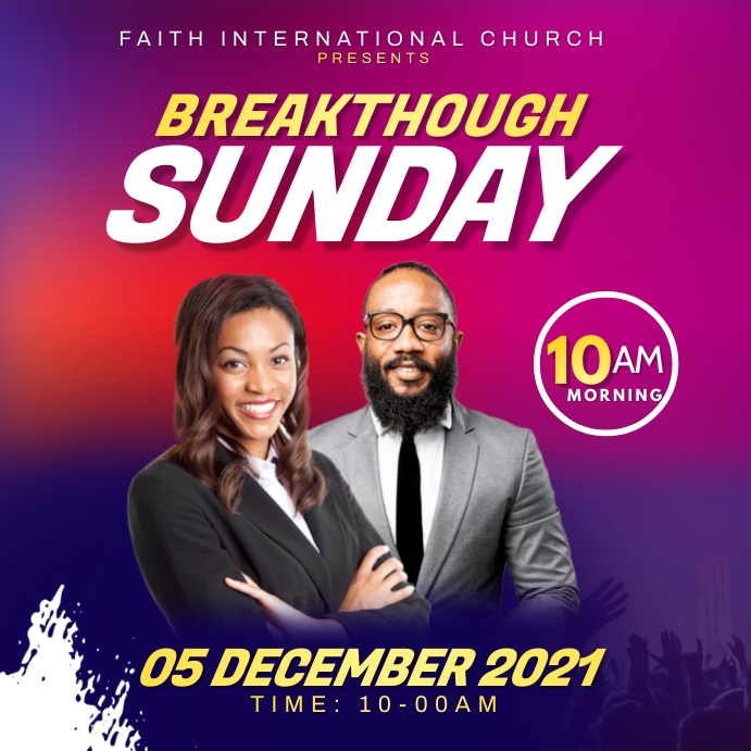 breakthrough flyer Template | PosterMyWall