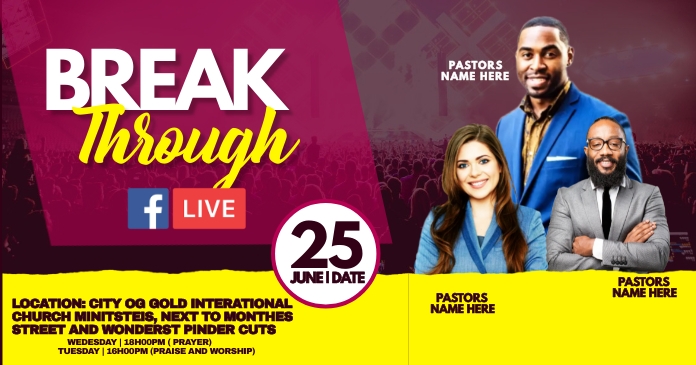 breakthrough flyer Template | PosterMyWall