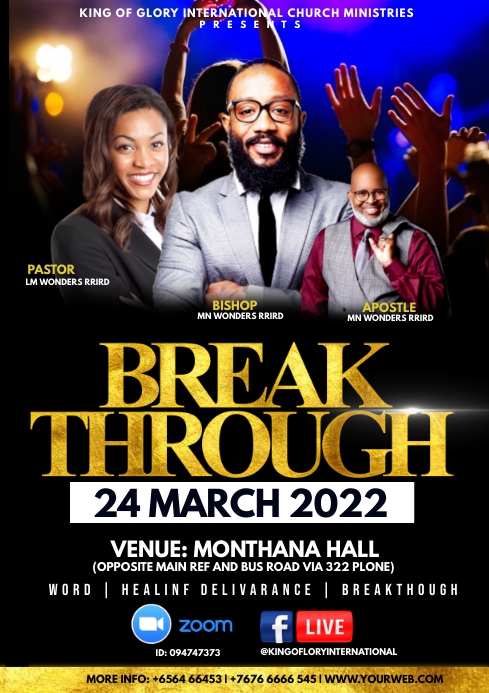 Breakthrough flyer Template | PosterMyWall