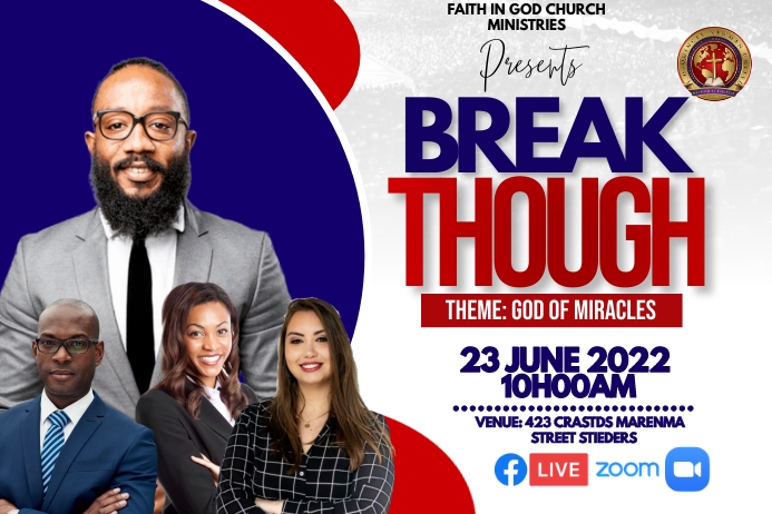 breakthrough flyer Template | PosterMyWall