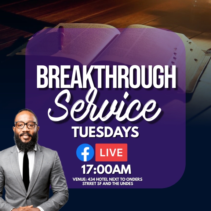 breakthrough flyer Template | PosterMyWall