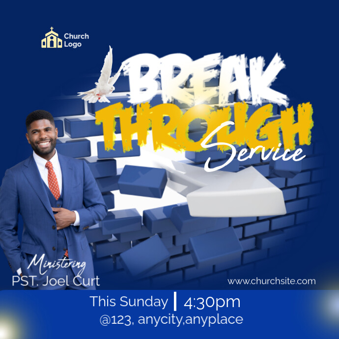 Copy of Breakthrough Service | PosterMyWall