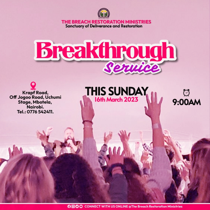 Breakthrough service Template | PosterMyWall