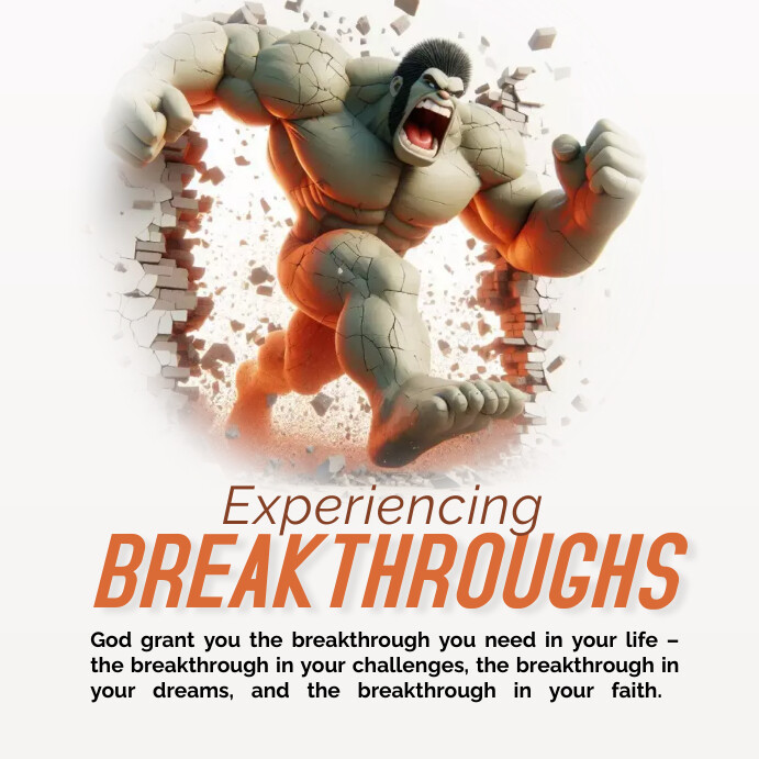 Breakthroughs Template | PosterMyWall