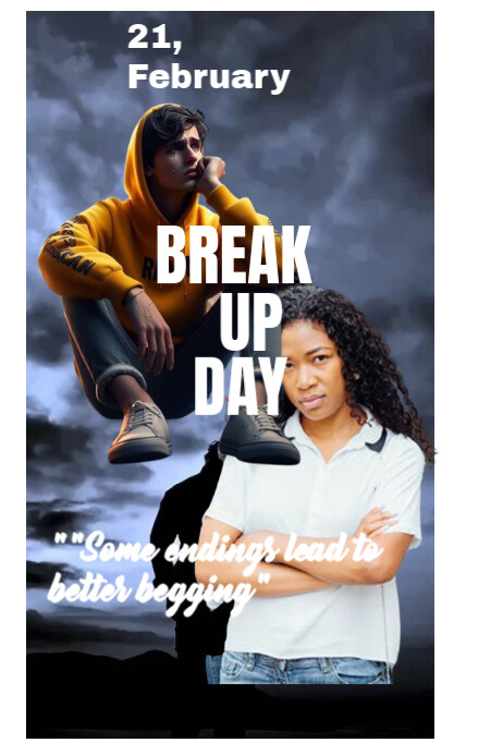 Breakup date. Templat | PosterMyWall