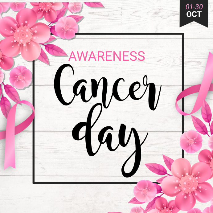 breast cancer, pink ribbon day Template | PosterMyWall