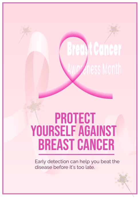 Breast cancer (12) Template | PosterMyWall
