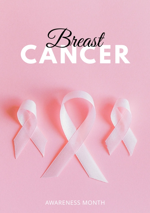 Breast Cancer A4 Template | PosterMyWall